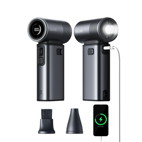 Fzsteel 130,000 RPM High-Velocity Portable Fan with LED Light, 6 ...