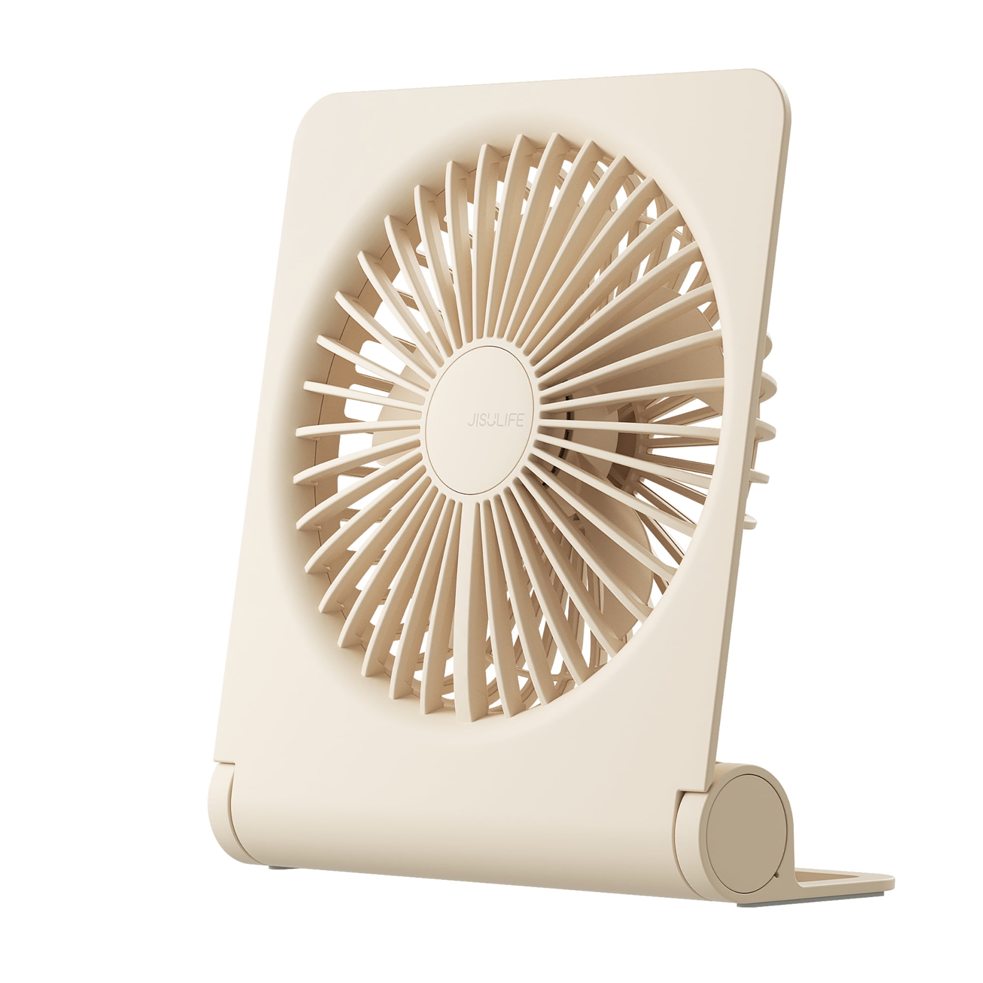 JISULIFE Small Desk Fan, Portable USB Rechargeable Fan, 160° Tilt ...