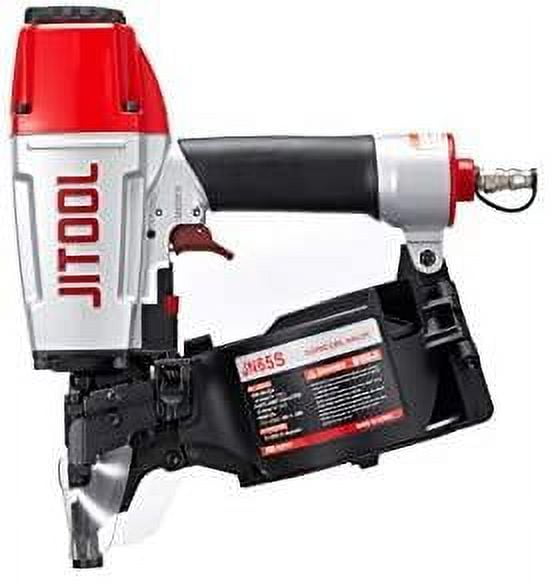 JIT JN65S Siding Coil Nailer 15 Degree flat wire collated 1-3/4" - 2-1/ ...