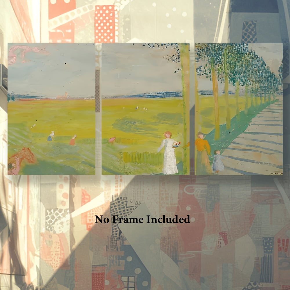 [JIT]Poster and printed materials, 3pcs, Canvas painting--Framless ...