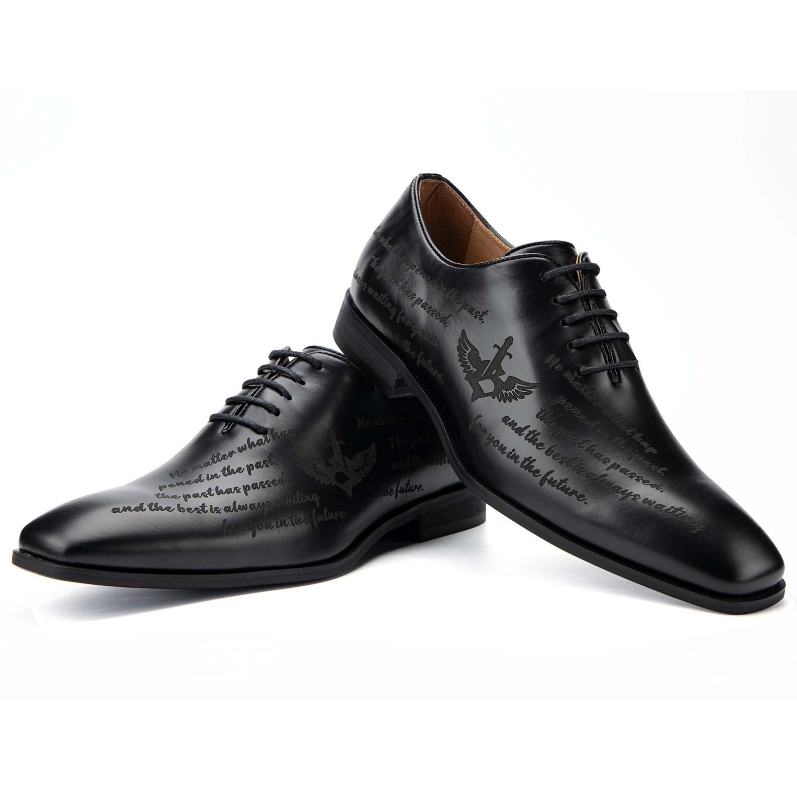 JITAI Men Dress Shoes Fashion Oxford Shoes for Men Black Size 9 ...