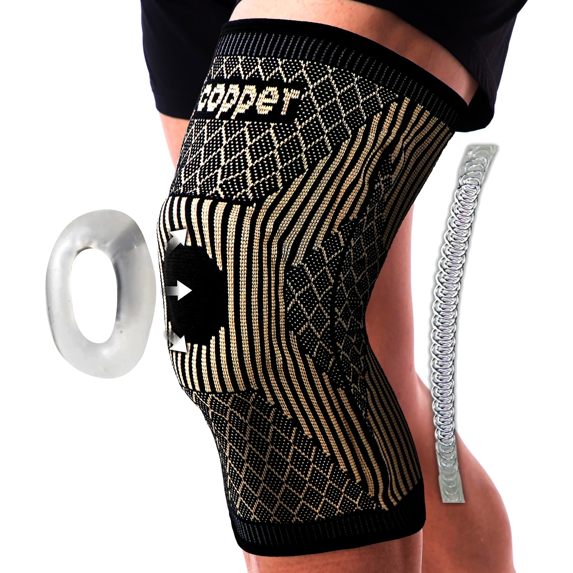 JIUFENTIAN Copper Knee Braces for Arthritis Pain Knee Pain Knee ...