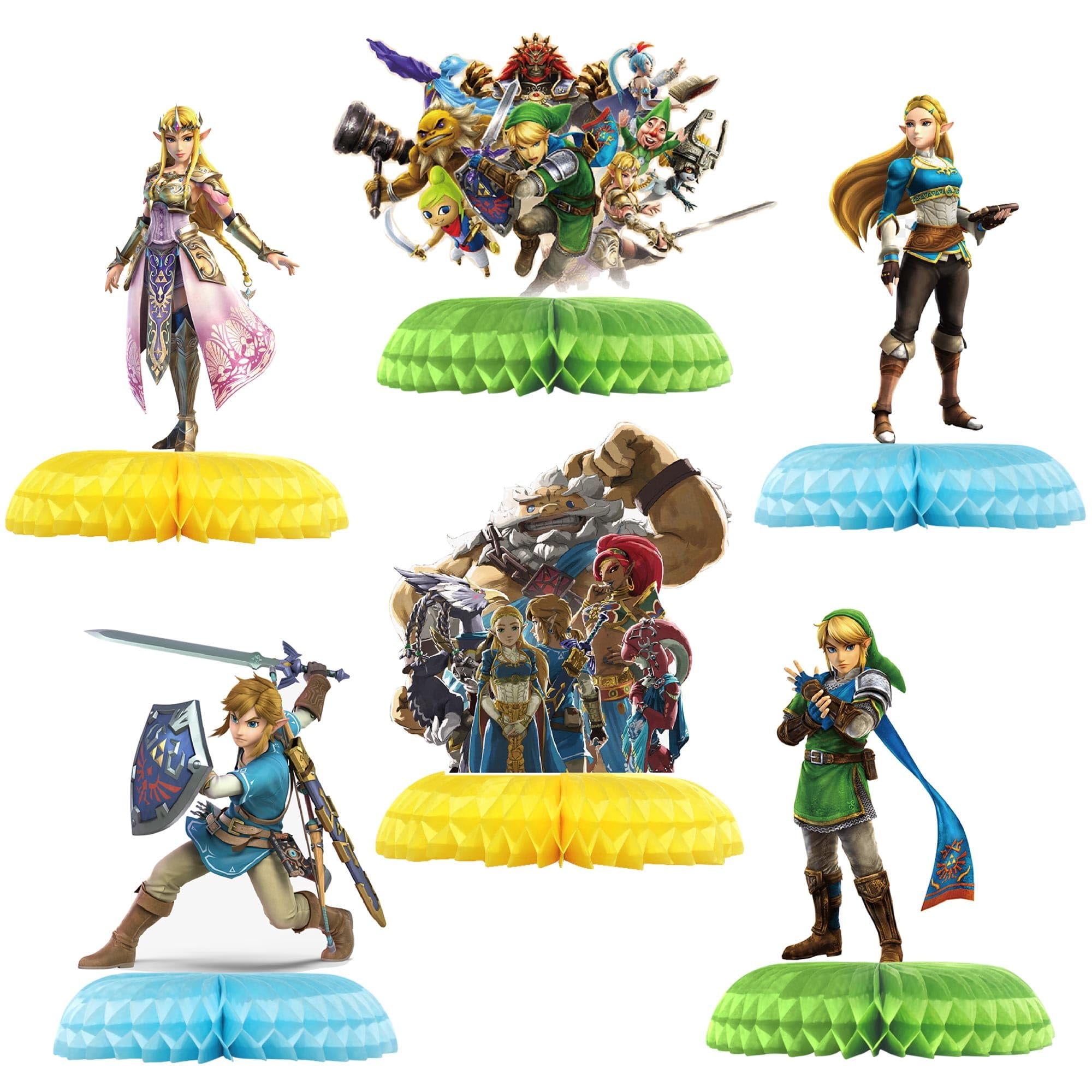 JIUJHO Legend Game Birthday IFF17 Party Supplies, 6Pcs Link Theme Party ...