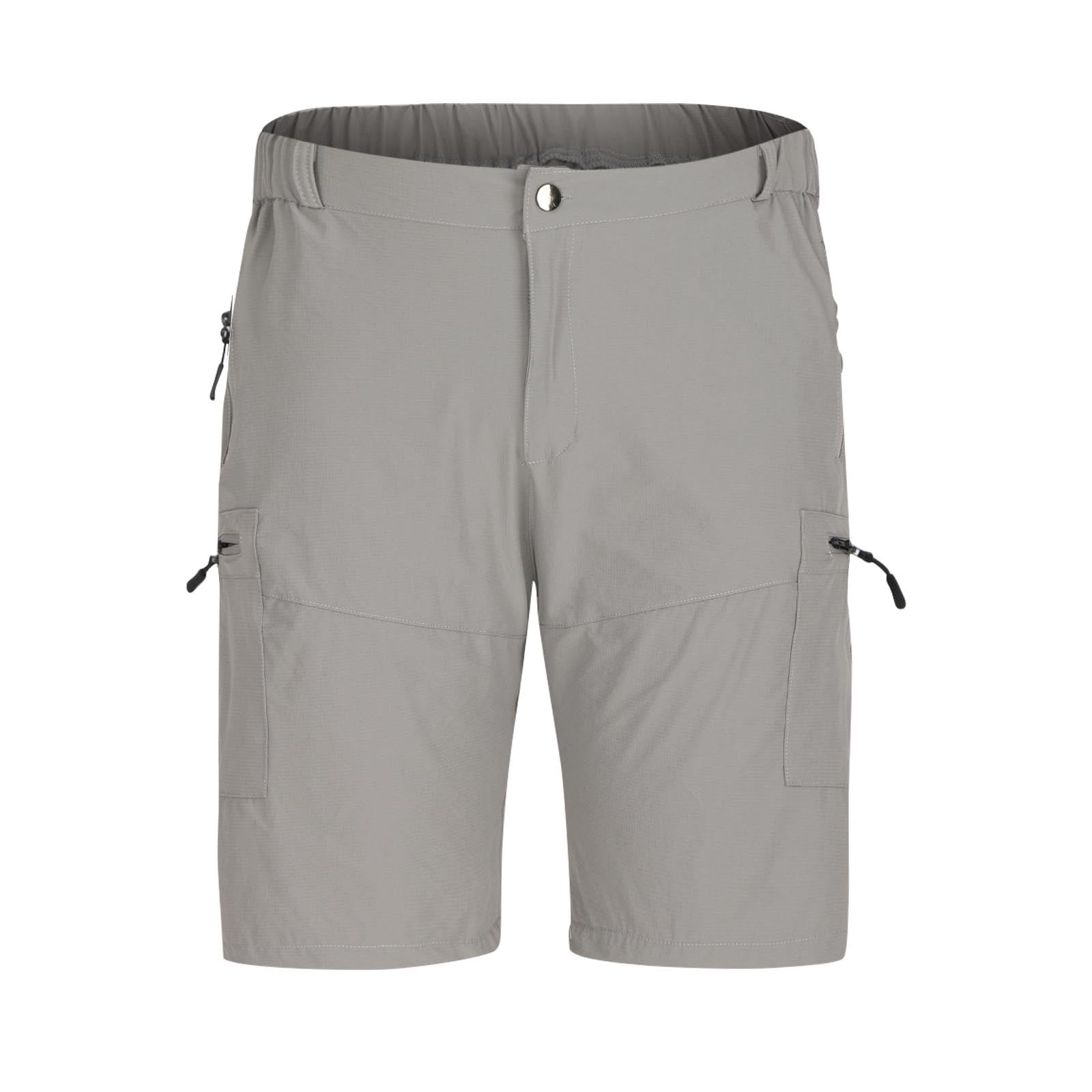 JIUKE Cargo Shorts for Men Summer Solid Color Hiking Shorts Multiple ...