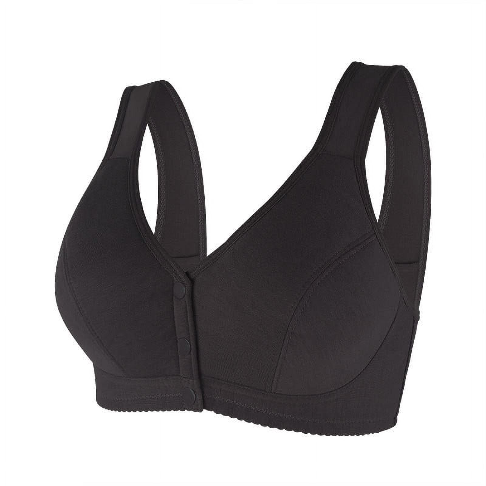 JIUKE Front Closure Bras for Women Push up No Underwire Sleep Bralettes ...