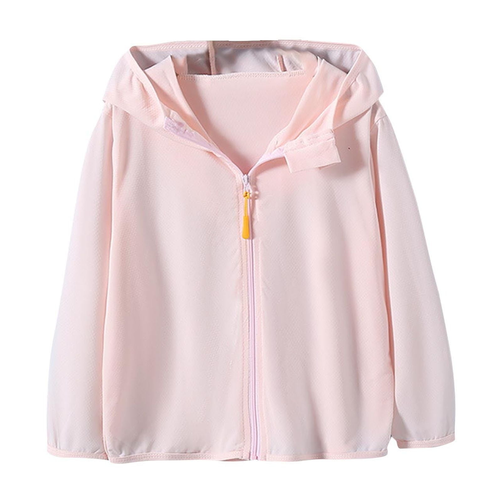 JIUKE Girls Summer Hoodies Jackets Zip up Long Sleeve Lightweight Sun ...