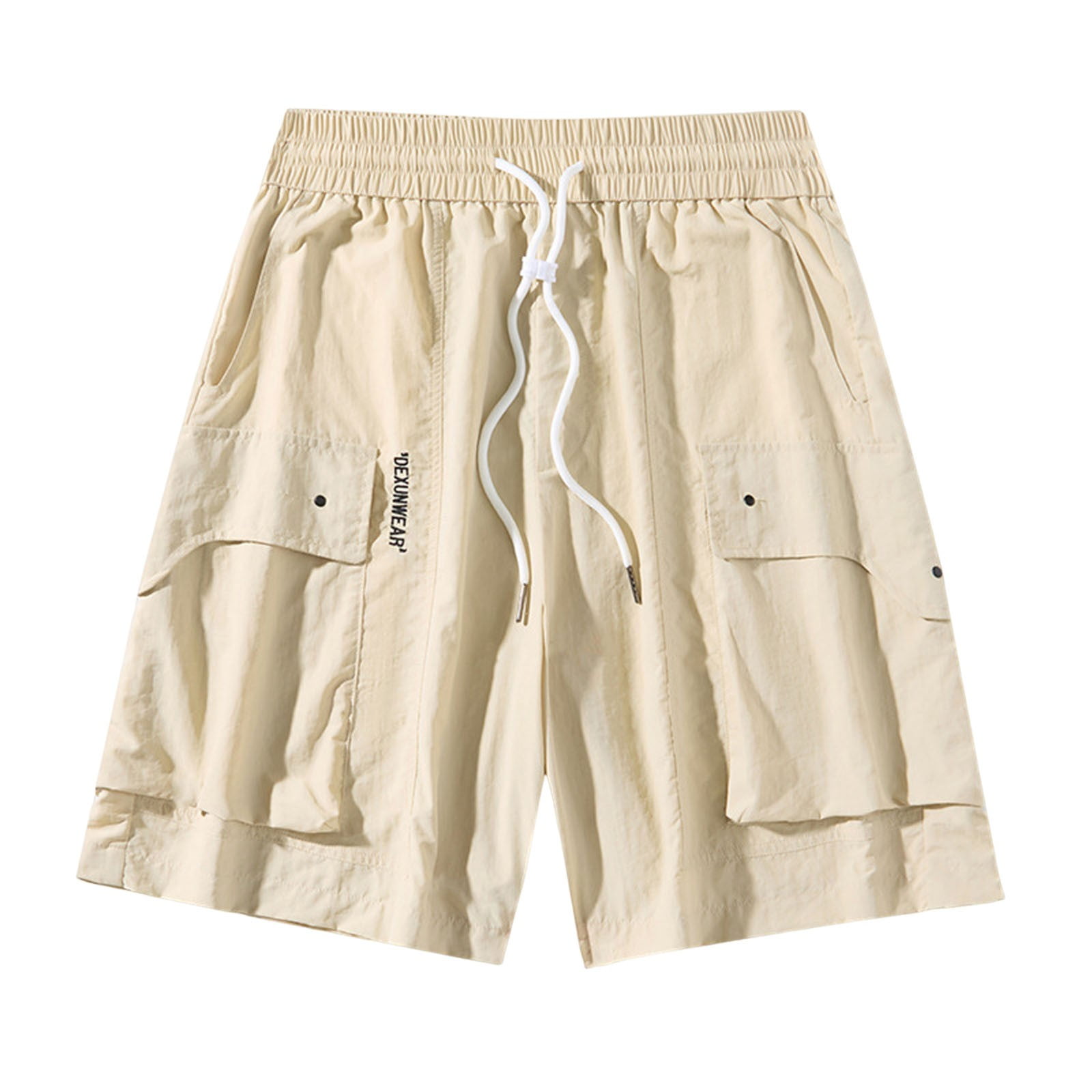 JIUKE Mens Cargo Shorts Drawstring Casual Golf Work Summer Beach Hiking ...