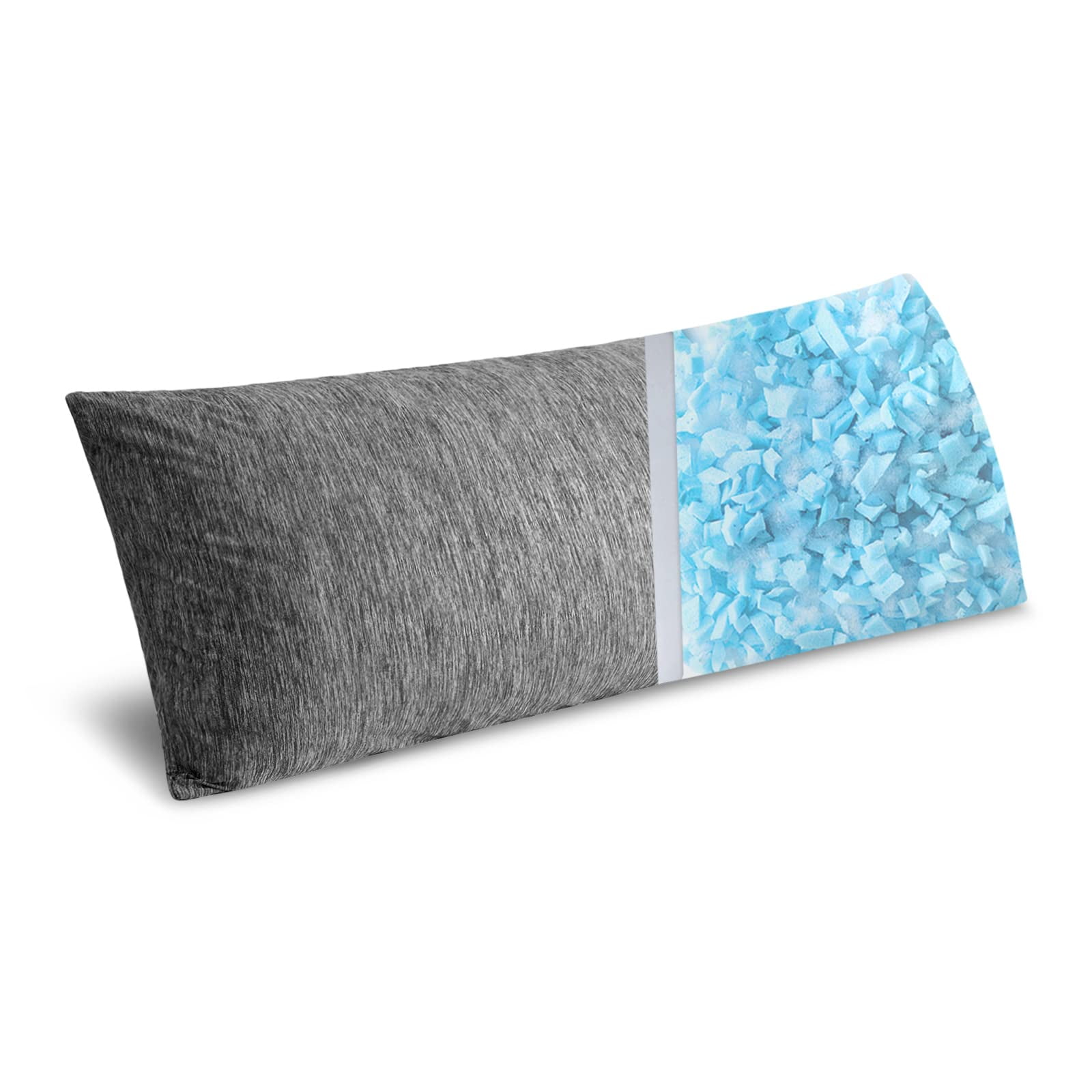 JIUZHEN Cooling Memory Foam Cooling Body Pillow 1 piece, Breathable ...