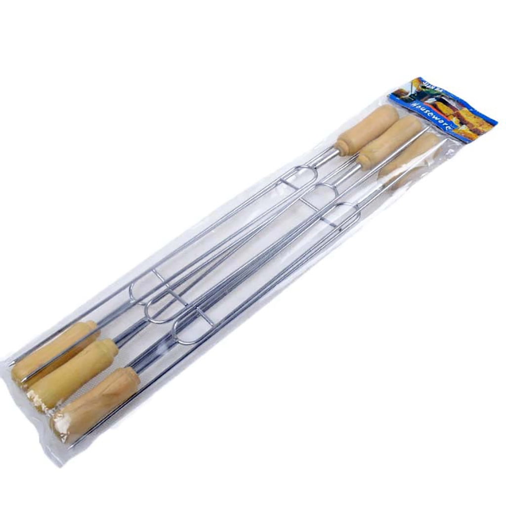 JIaleilei BBQ Stainless Steel Shish Kabob Skewers Barbecue Stick ...
