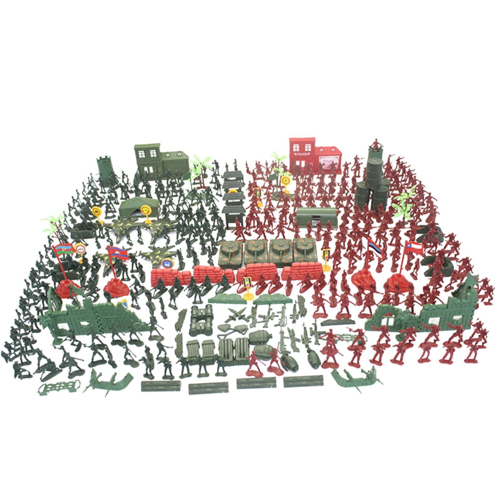 JIaleilei Children's Toy Militarys Model Set 330 Piece Set 4cm Small ...