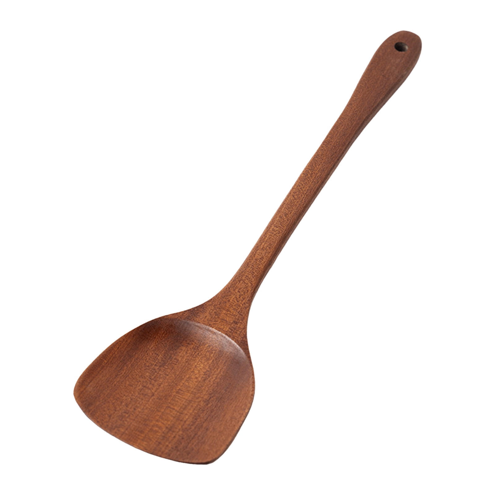 Wooden Shovel Spoon Non Stick Wood Long Rice Spatula Kitchen Cooking ...