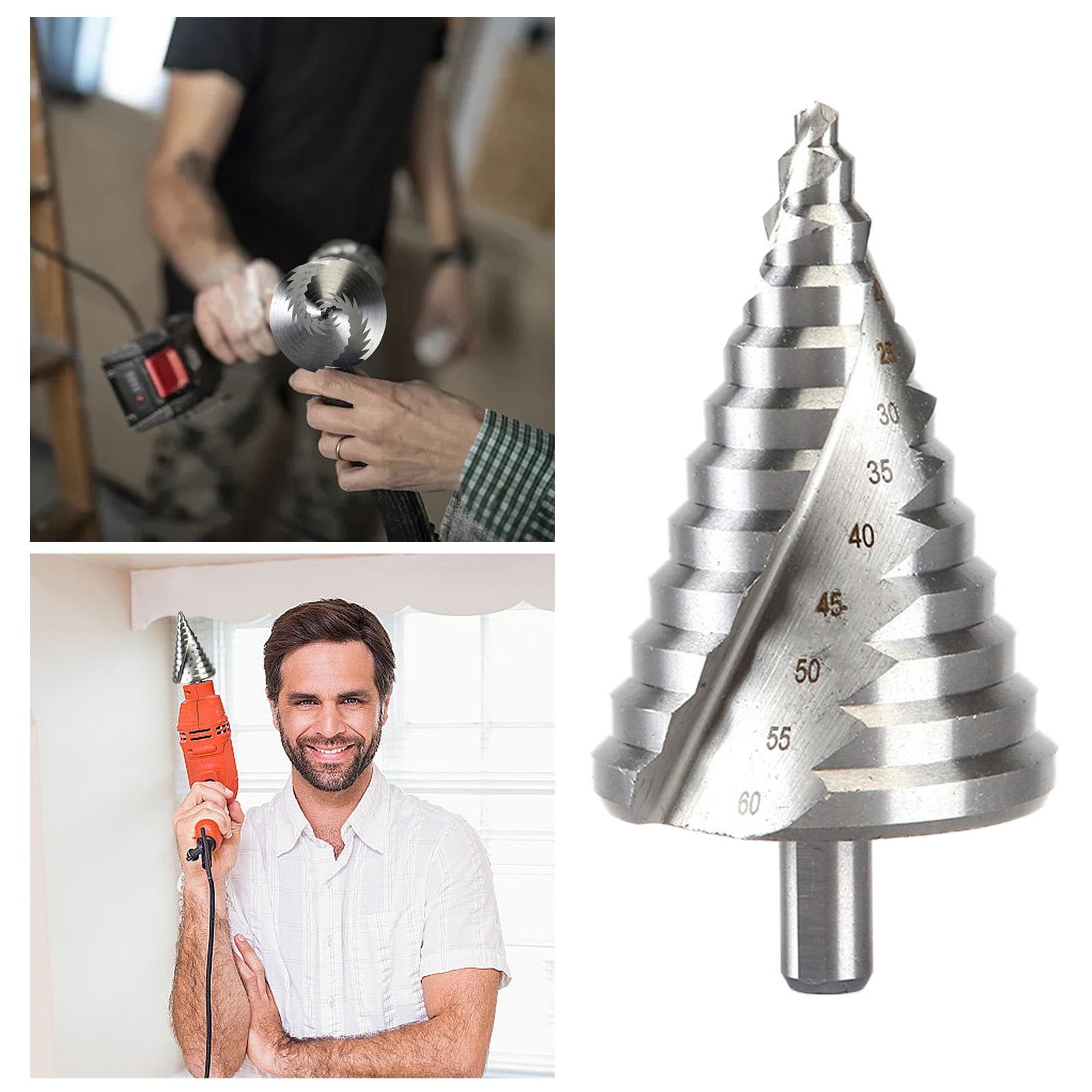 JIaleilei Step Drill 6 60 Mm Peel Drill 4241 Step Drill Metal 13 Mm ...