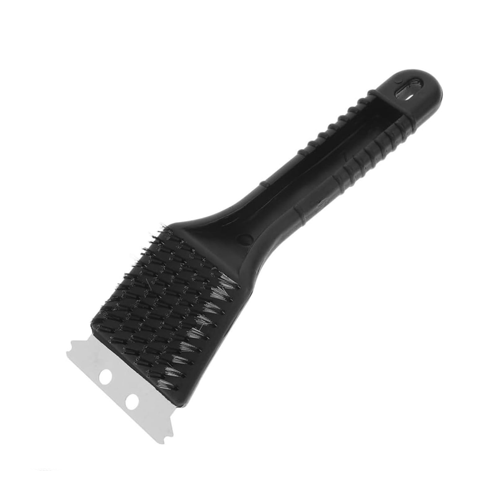 JIhuahe 2 in 1 Steel Wire BBQ Grill Cleaner Brush with Metal Scraper ...