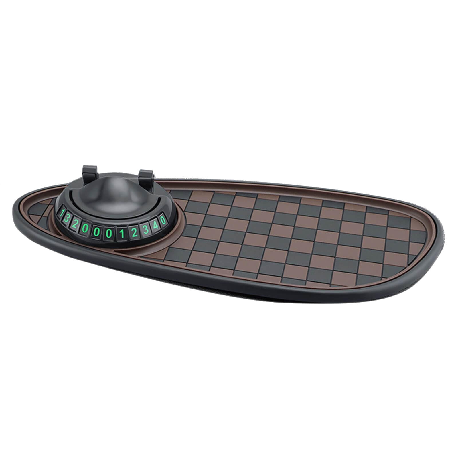 JIhuahe 3-in-1 Car Organizer with Anti-Slip Mat - Phone Mount, Parking ...