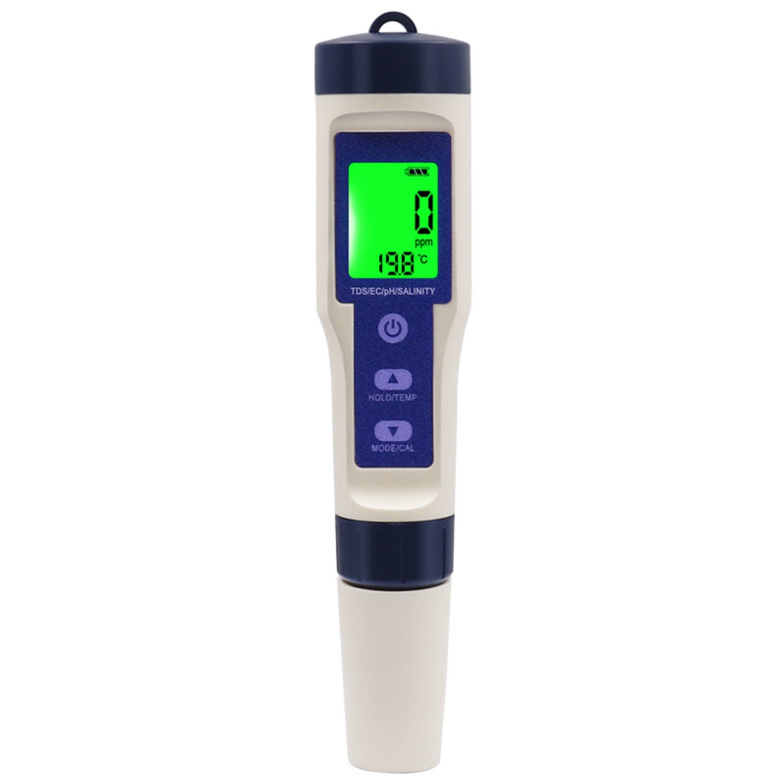 JIhuahe 5-in-1 Digital Salinity and PH Tester Meter for Pool, Aquarium ...