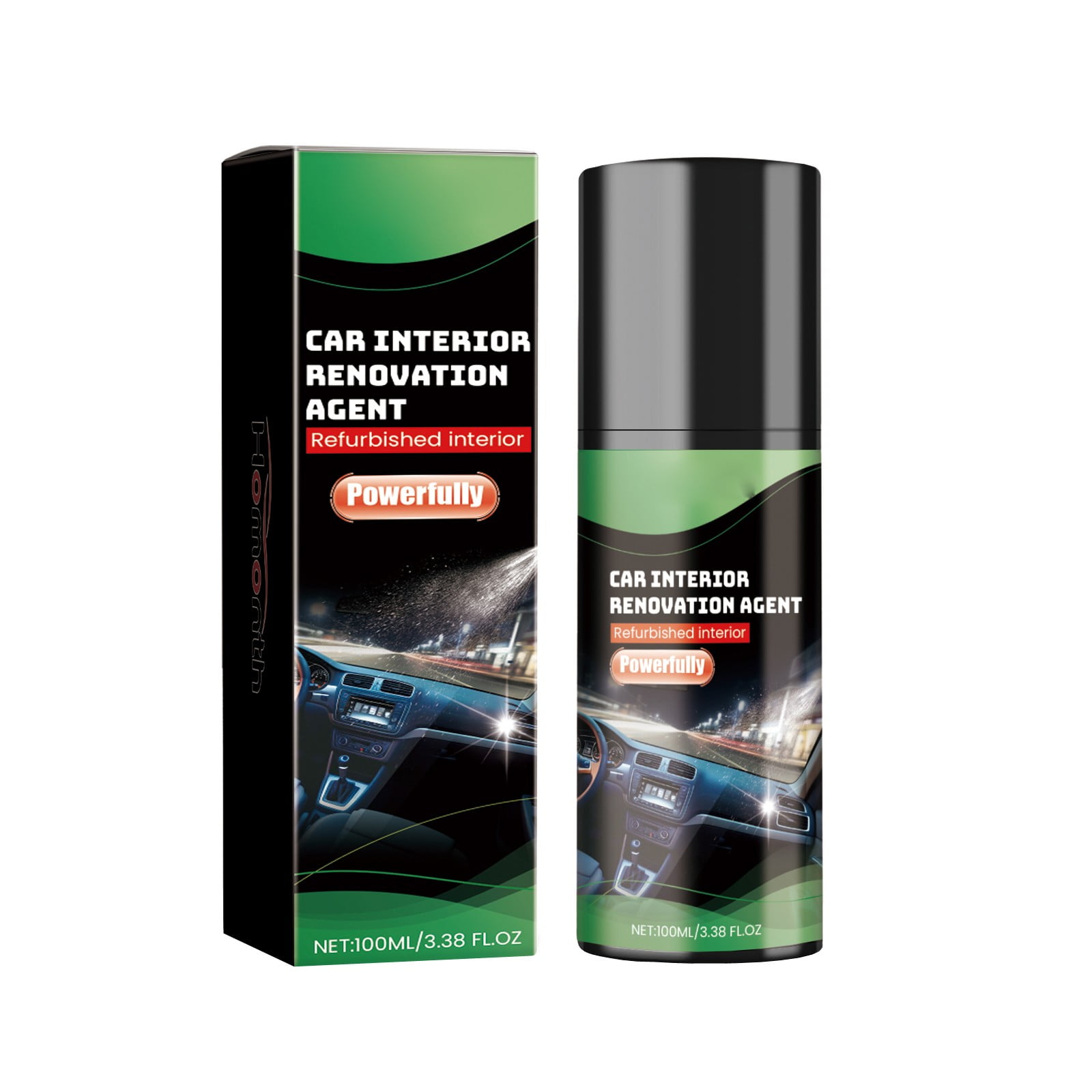 JIhuahe Car Interior Restoration Spray - Multi-Surface Cleaner ...