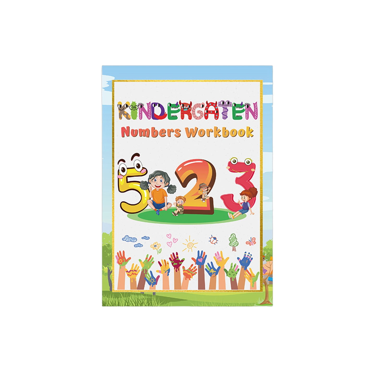 JIhuahe Children's Playground Numbers Practice Book, Early Learning ...