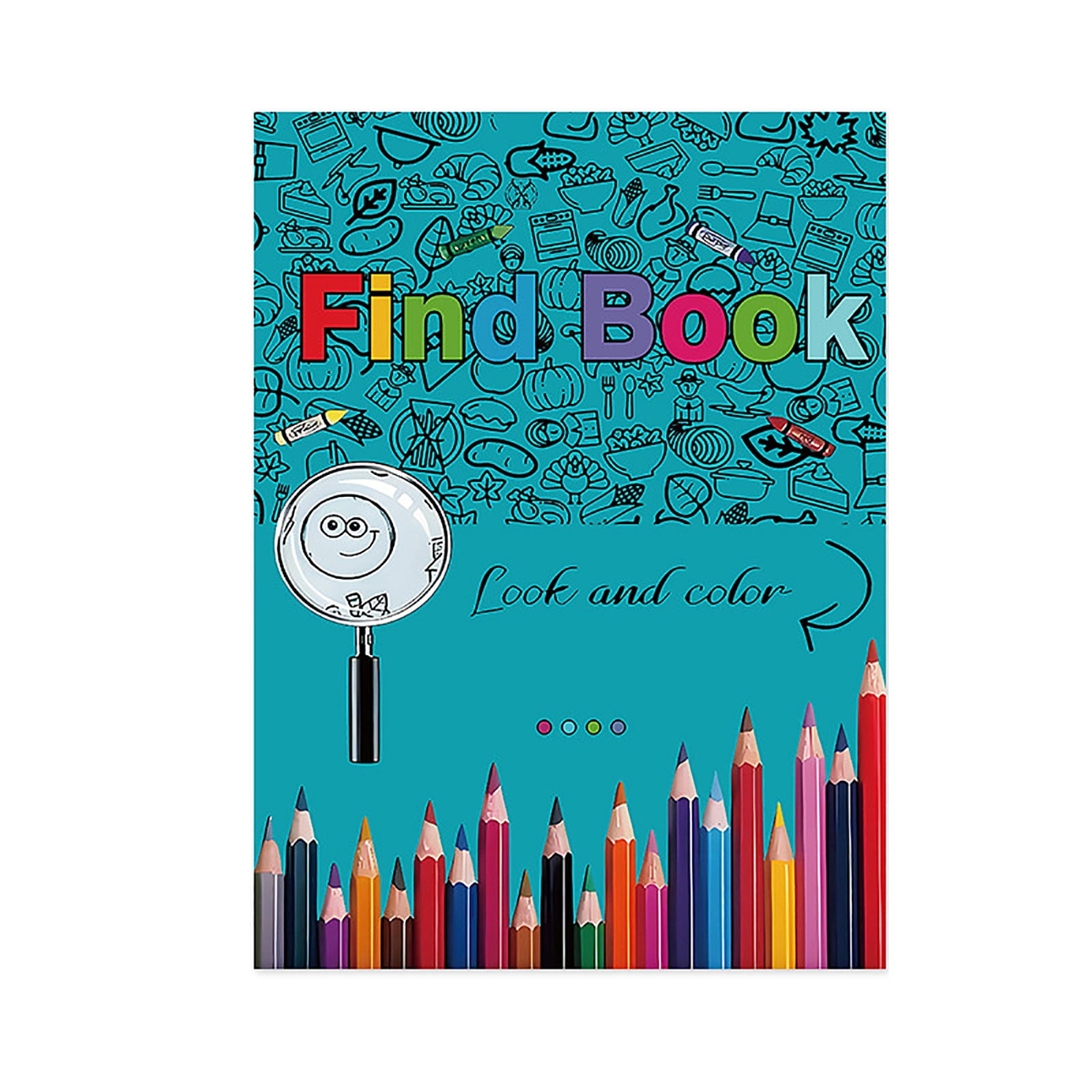 JIhuahe Find and Color Coloring Books Planner, Personal Goal Management ...