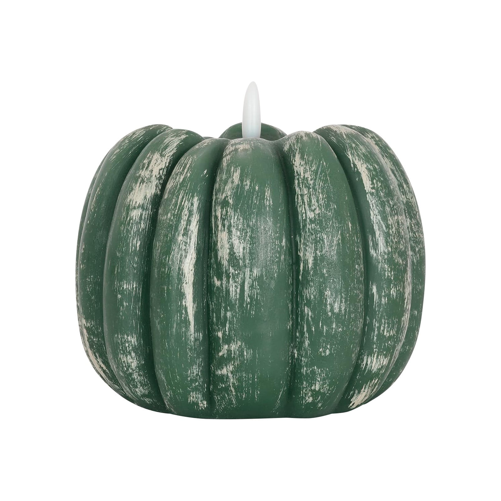 JIhuahe Flameless Pumpkin Candle with Timer Remote Control, Electronic ...