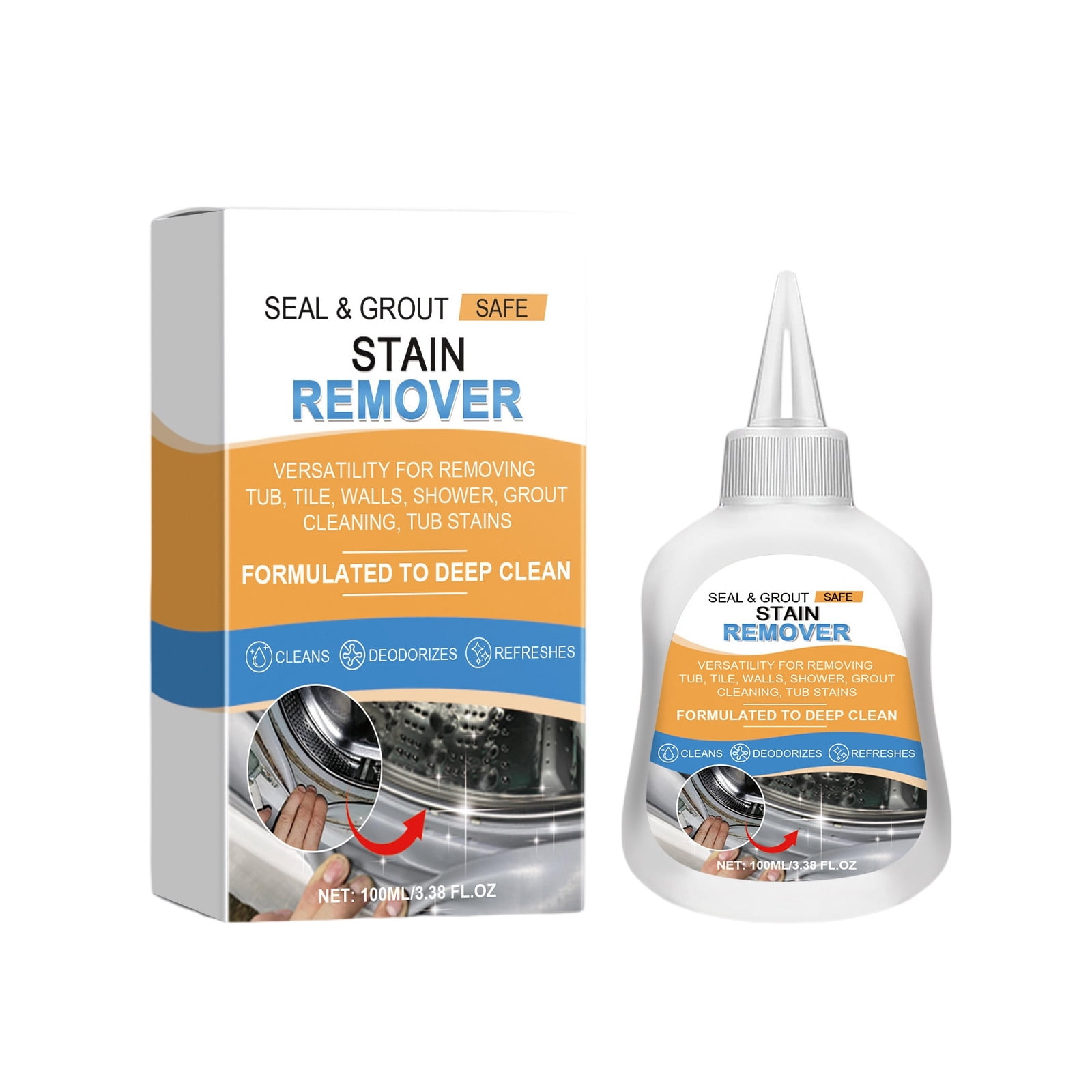 JIhuahe Multipurpose Stain Remover for Washing Machine Seals and Shower ...