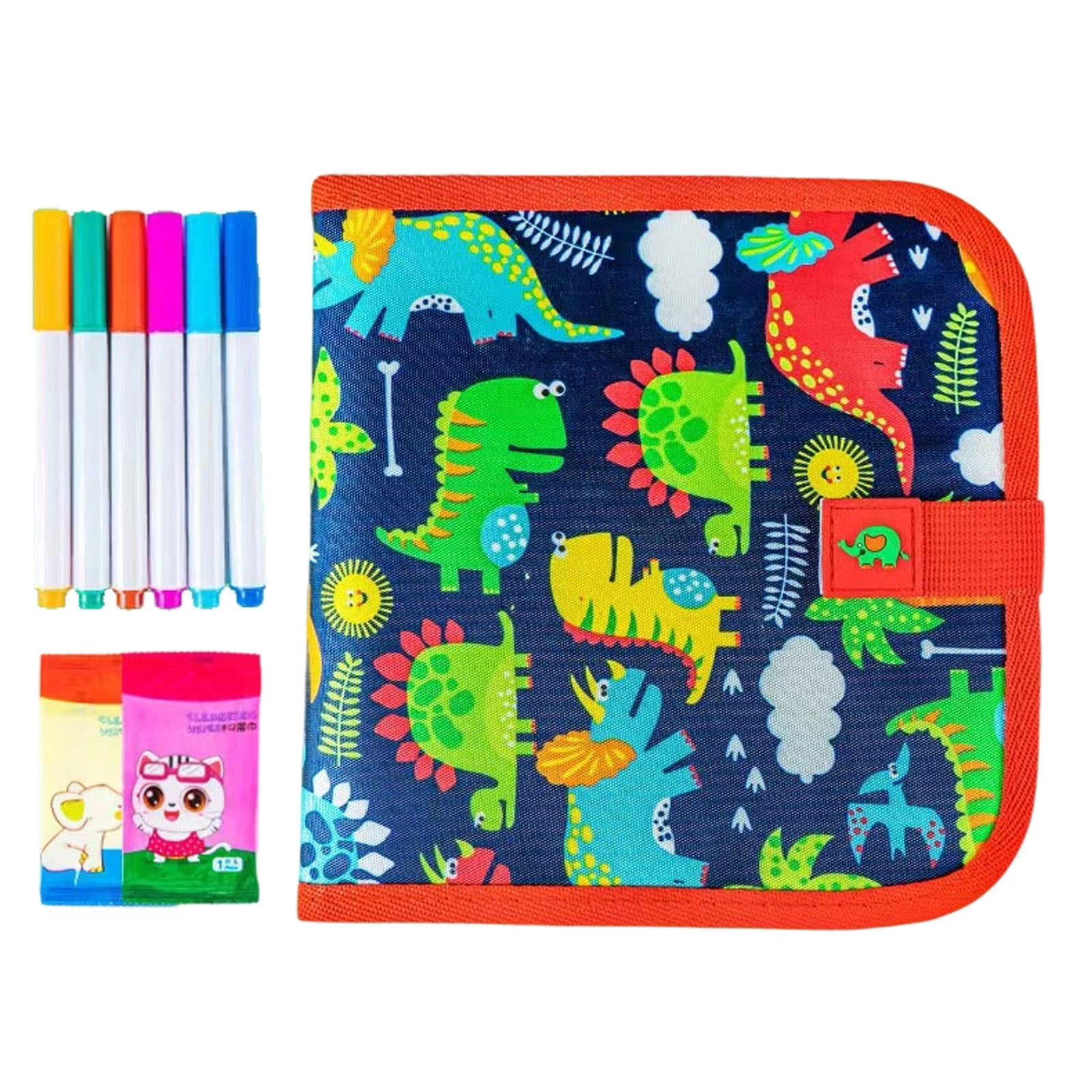 JIhuahe Portable Erasable Doodle Drawing Book Set with Watercolor ...