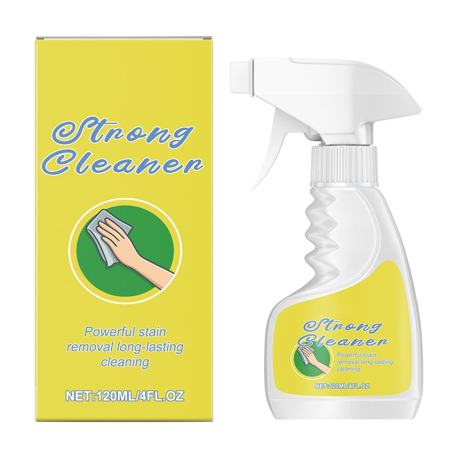JIhuahe Strong Wall Cleaner Spray for Bathroom Walls and Toilets, 4 fl ...