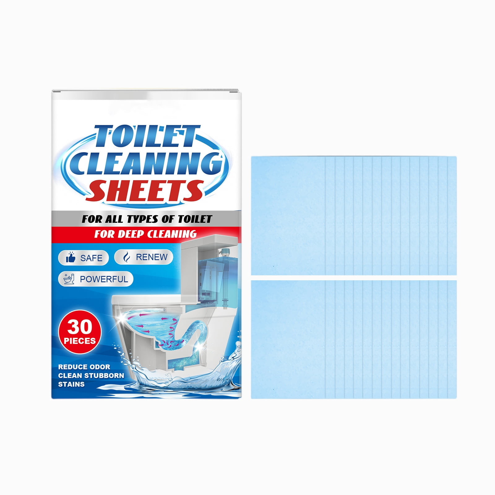 JIhuahe Toilet Bowl Cleaning Tablets, Effervescent Drop-in Cleaner ...