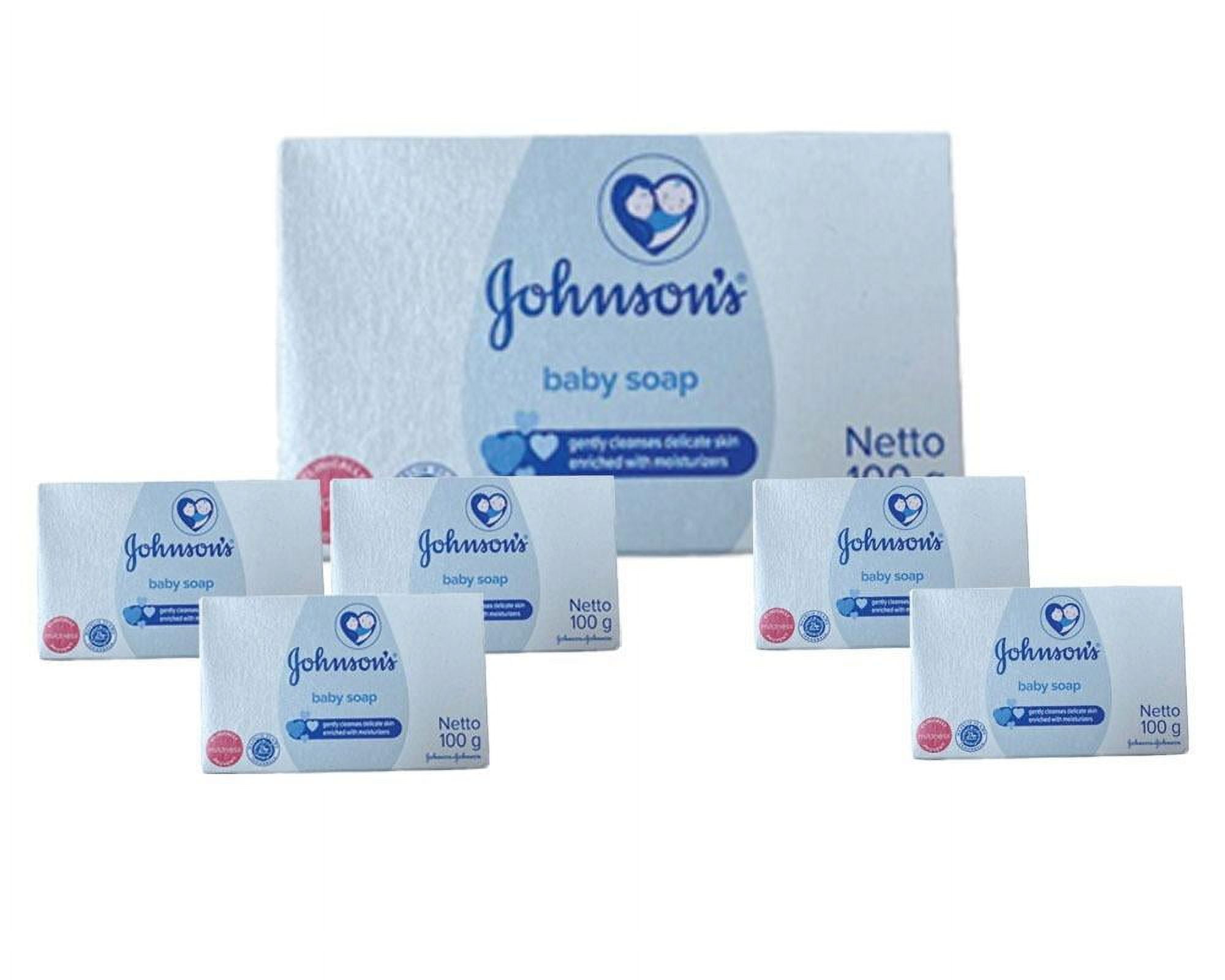 Johnson's Baby Soap Bar, 75g, Mild and Moisturizing for Delicate Skin ...