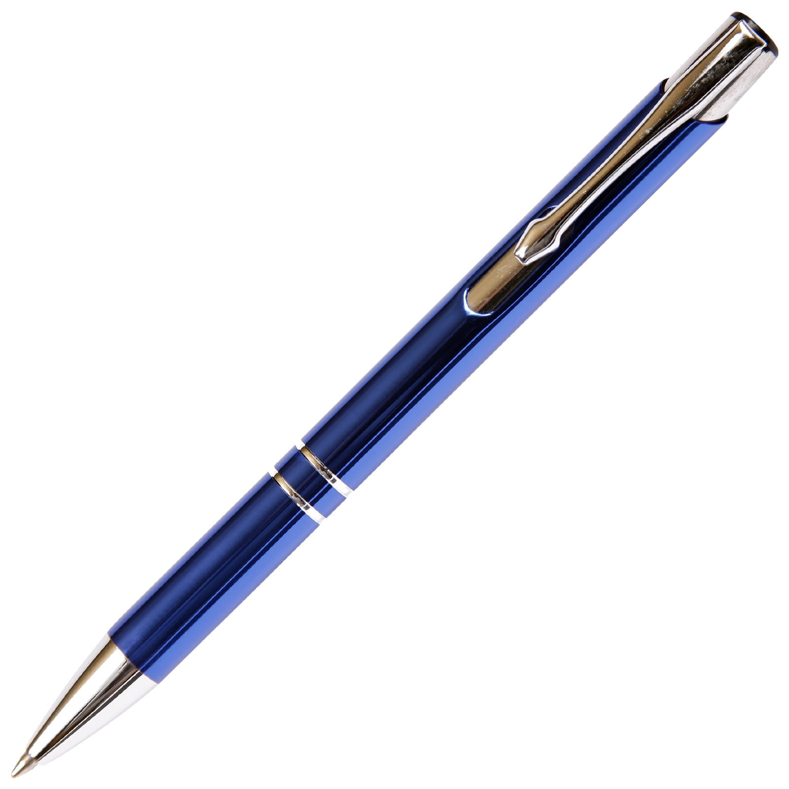 JJ Ballpoint Pen, Blue - Black Ink, Medium Tip 0.7mm (Budget Friendly ...