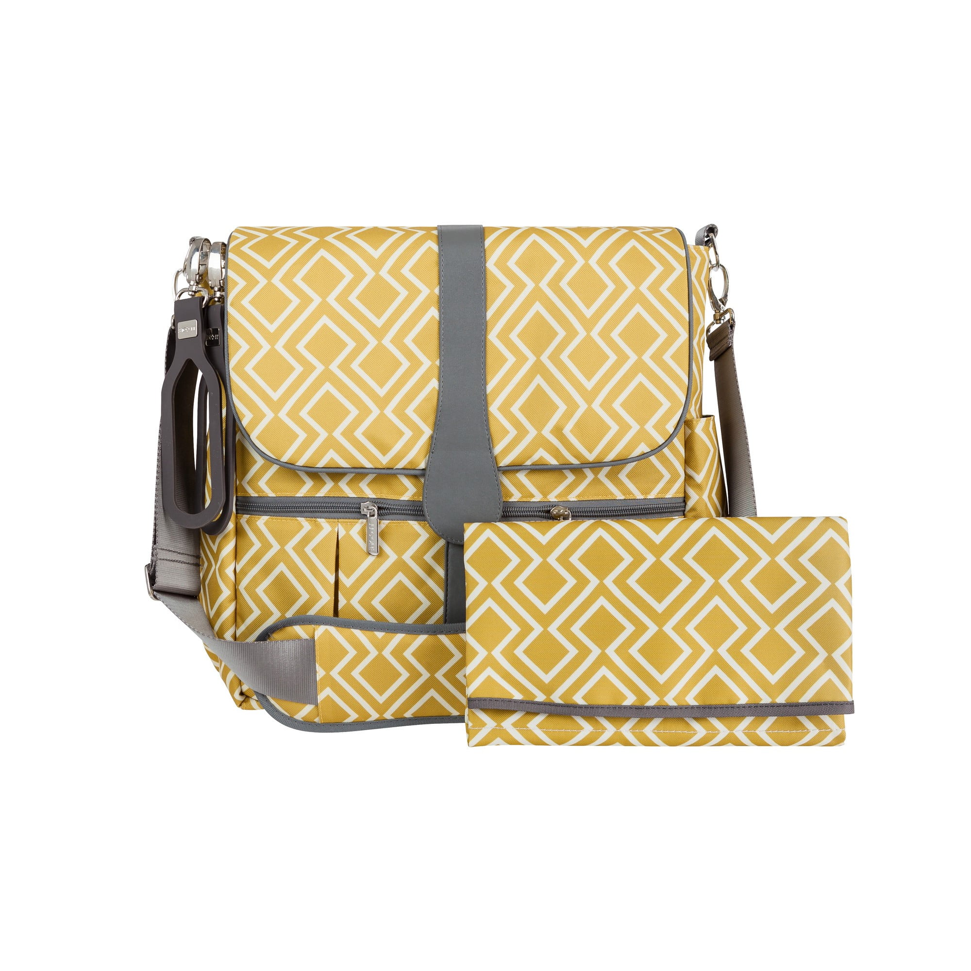 JJ COLE Backpack Diaper Bag - Citrine Lattice - Walmart.com