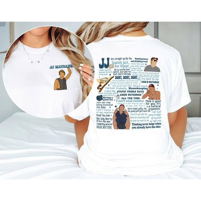 JJ Maybank Outer Banks Unisex Graphic Tee Shirt, Rudy Pankow Aesthetic ...