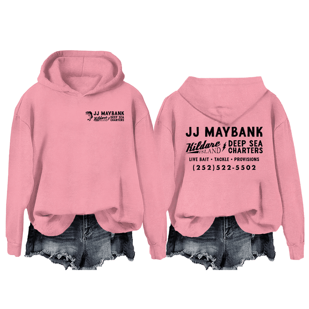JJ Maybanks Fishing Charters OBX Hoodie, JJ Maybanks Fishing Charters ...
