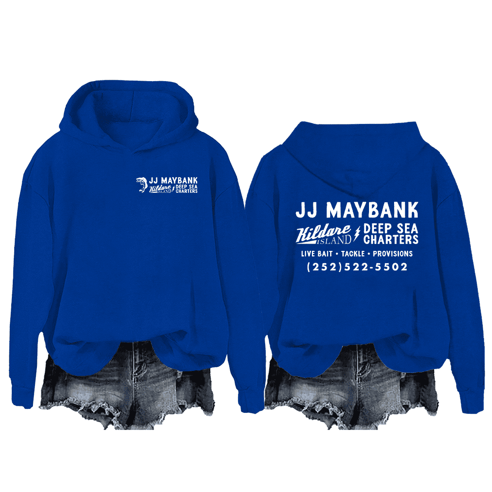 JJ Maybanks Fishing Charters OBX Hoodie, JJ Maybanks Fishing Charters ...