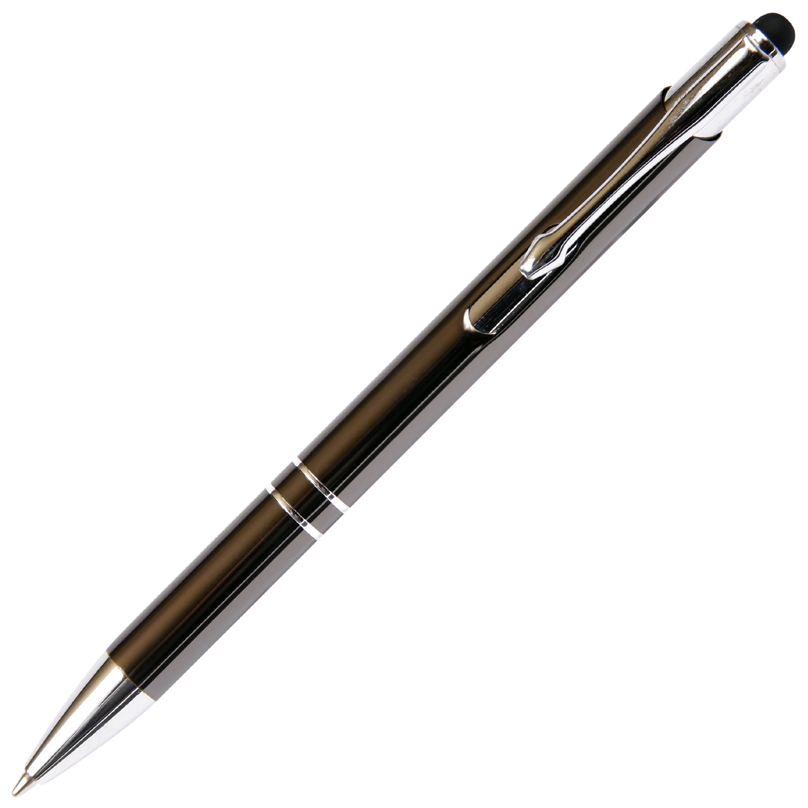 JJ Stylus Ballpoint Pen, Gun Metal - Medium Tip (Budget Friendly Pen ...