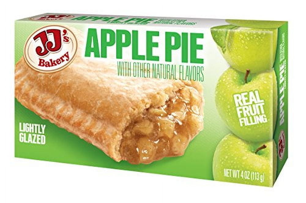 JJ's Bakery Apple Pie Snack Pies, Individual Dessert, Fresh-Baked, Nut ...