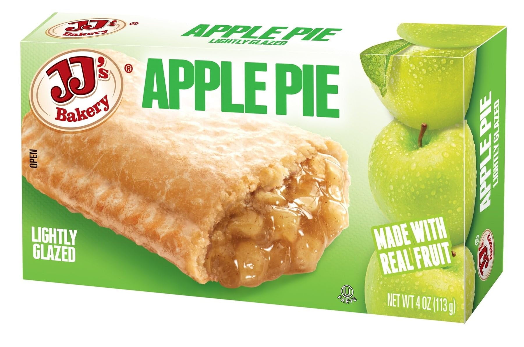 JJ's Bakery Apple Snack DHF10 Pies, Individual Dessert, Fresh-Baked ...