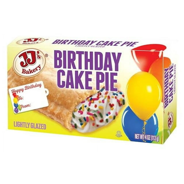 JJ's Bakery Birthday Cake Pie Snack Pies, Individual Dessert, Fresh ...