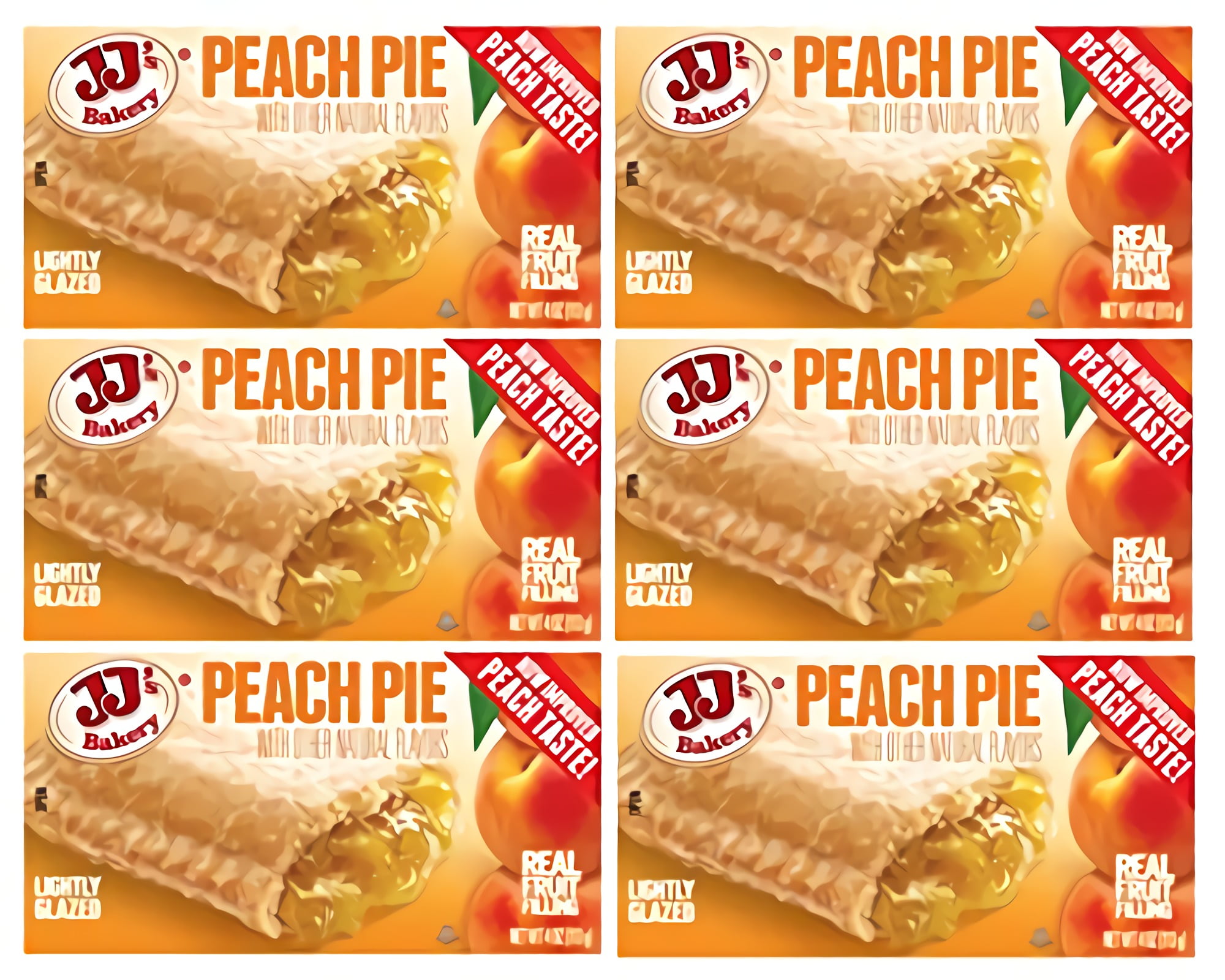 JJ's Bakery Peach Pies 4 oz - Walmart.com