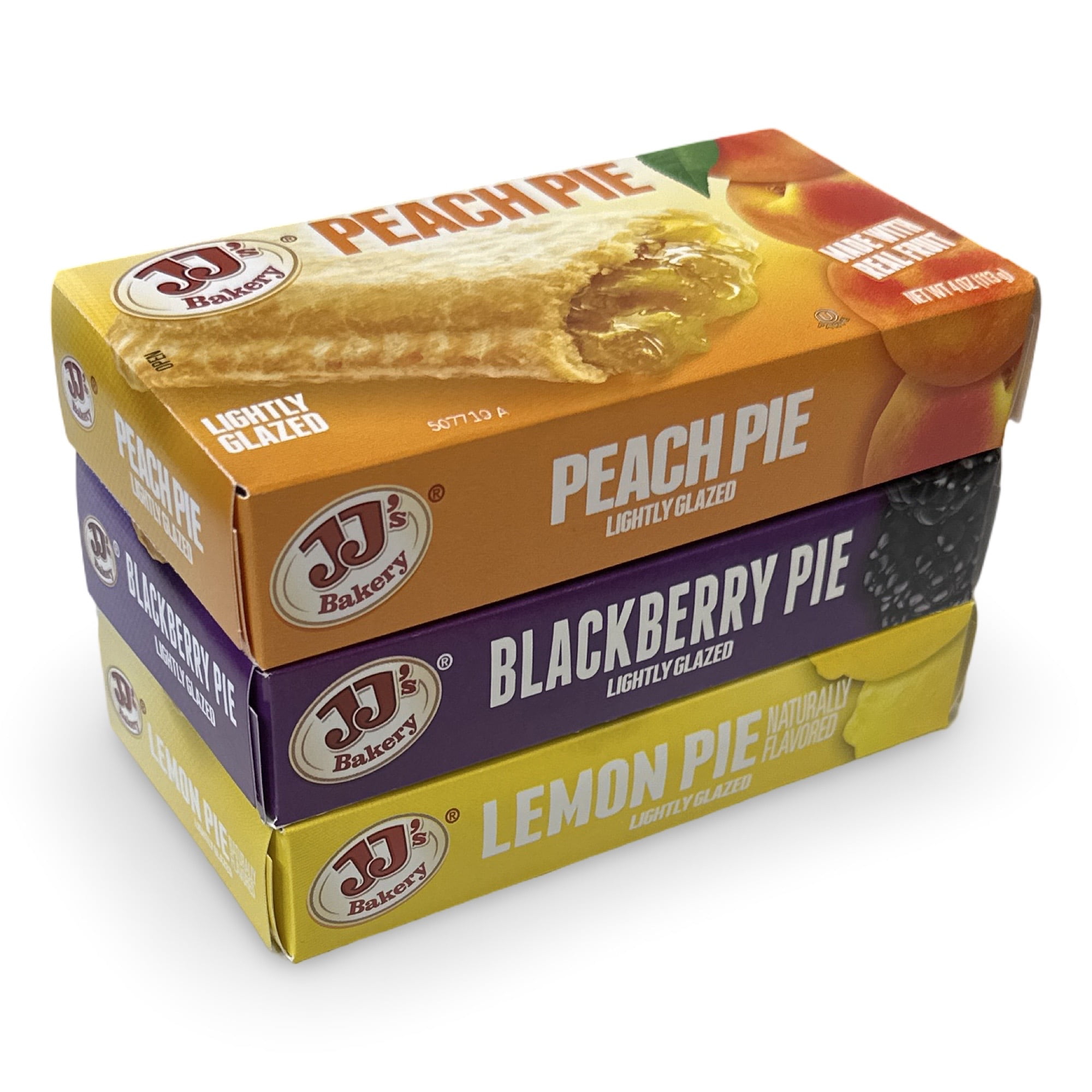 JJ's Bakery Pies Variety Pack (Lemon / Peach / Blackberry) | 12 Count ...