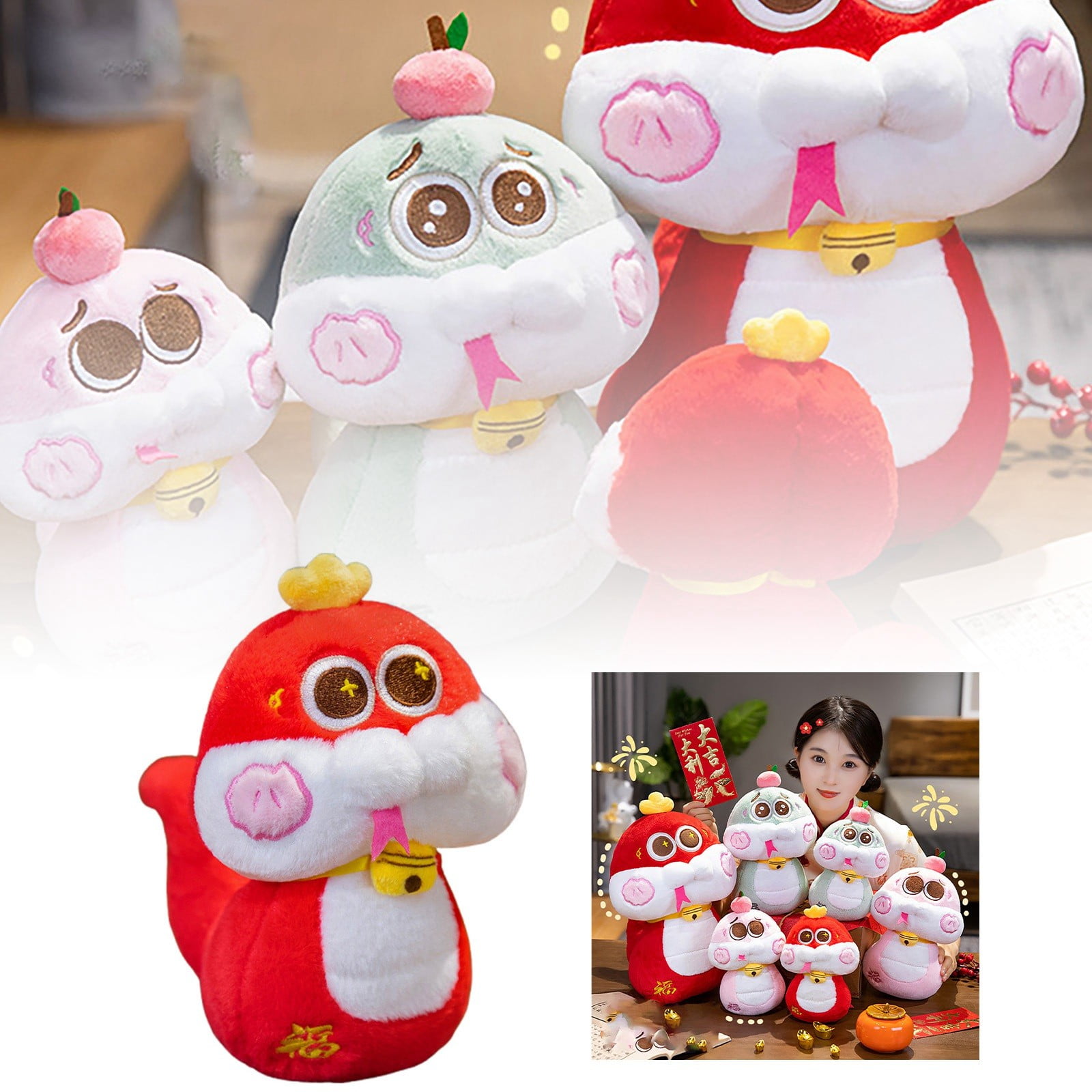 JJAYA Fu Fu Toy Doll Chinese Zodiac Doll Annual Party Year Of The ...