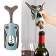 JJAYA Red Corkscrew Drill Extractor Grape Sparkling Opener Small Tool ...