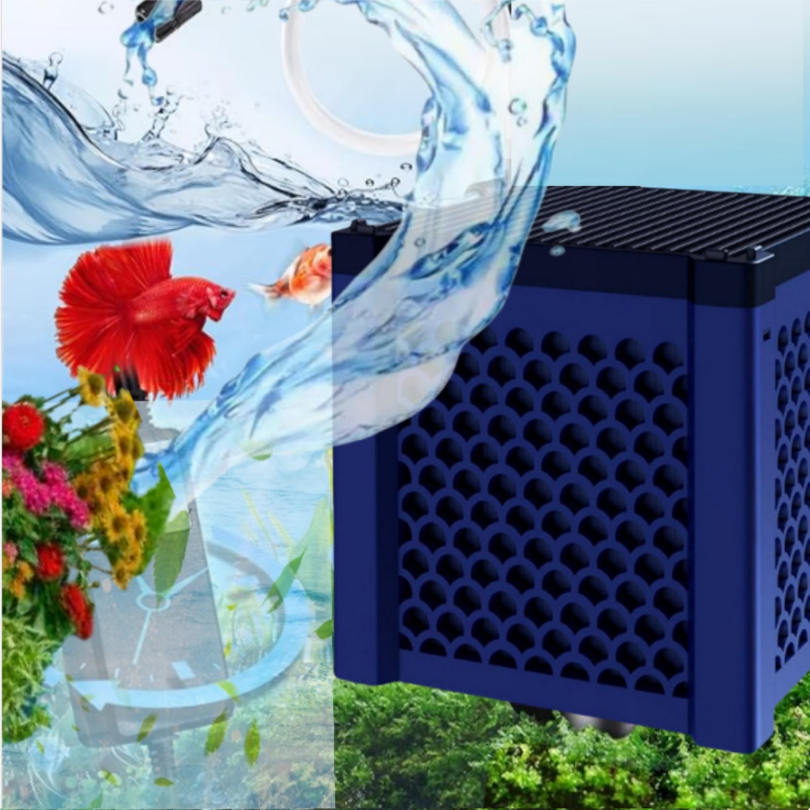 JJBNSH 5 Gallon Fish Tank Filter Activated Carbon Absorption Filter ...