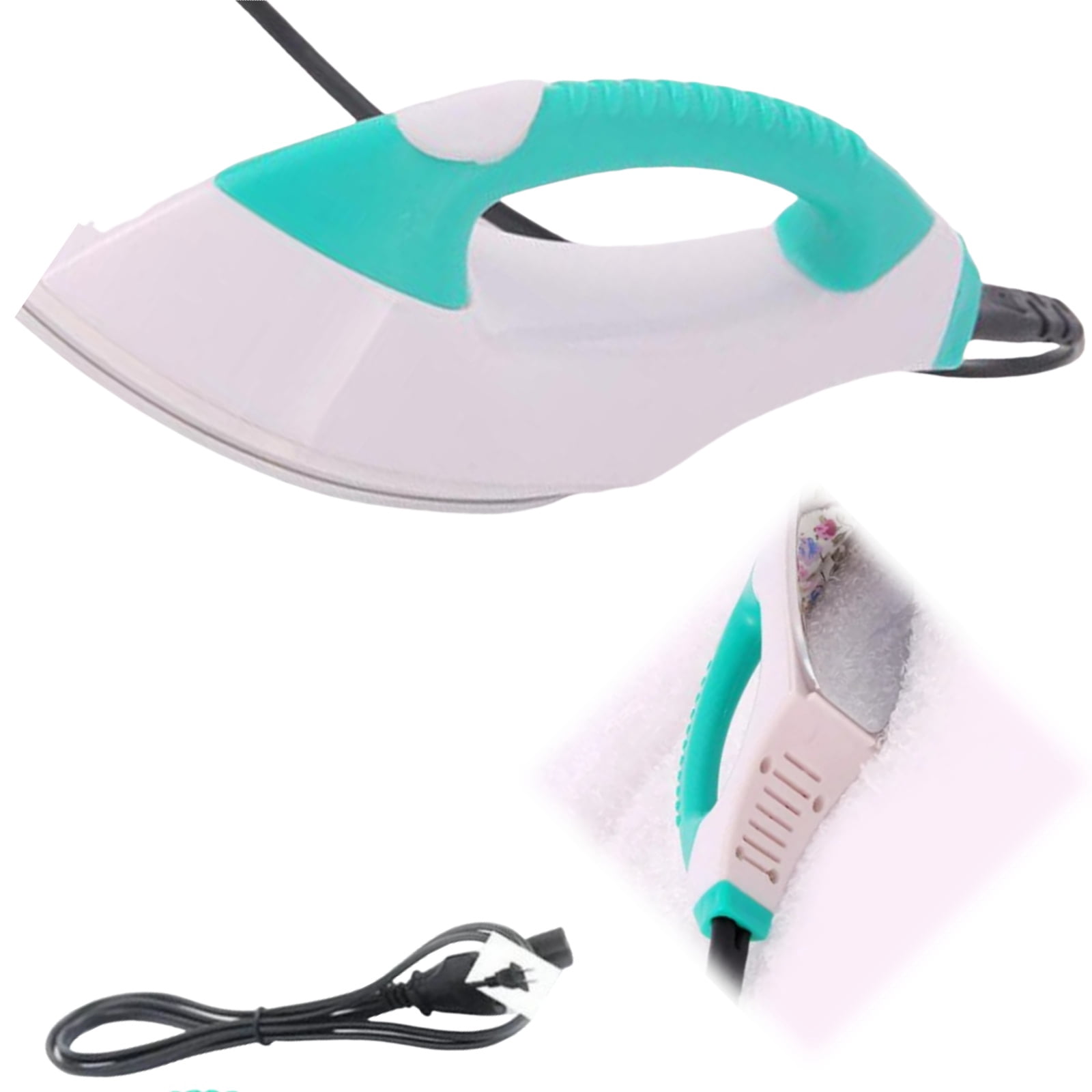 JJBNSH Mini Electric Iron with Heat Press Machine, Portable Electric ...