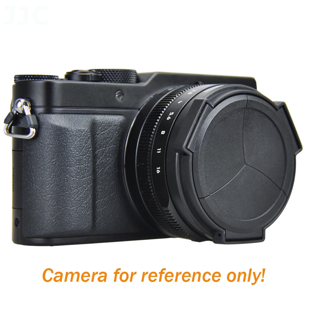 JJC Auto SELF-RETAINING Auto Lens Cap for Panasonic Lumix LX100 LX100 ...
