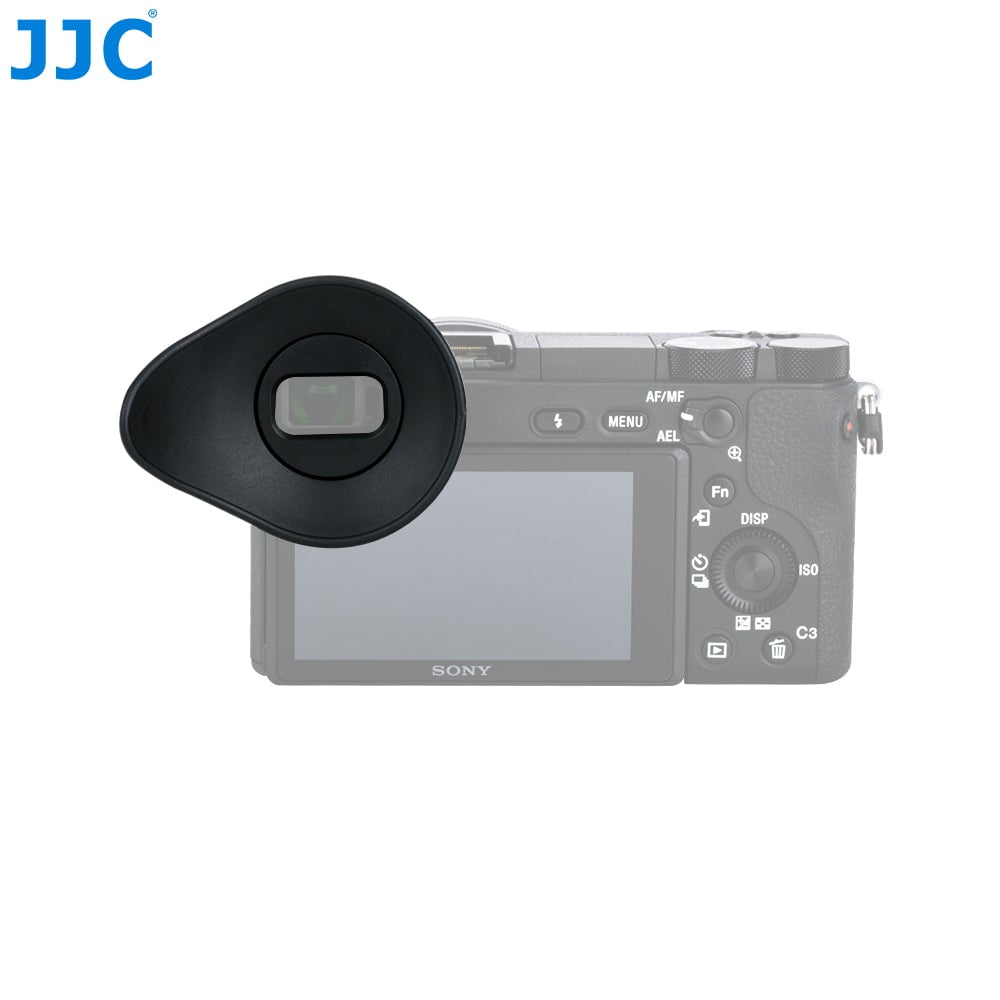 JJC ES-A6500 Oval Shape Soft Silicone 360º Rotatable Ergonomic Camera ...