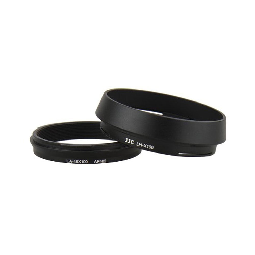 JJC LH-JX100 Black Metal Lens Hood Adapter Ring for Fujifilm X70 X100 ...
