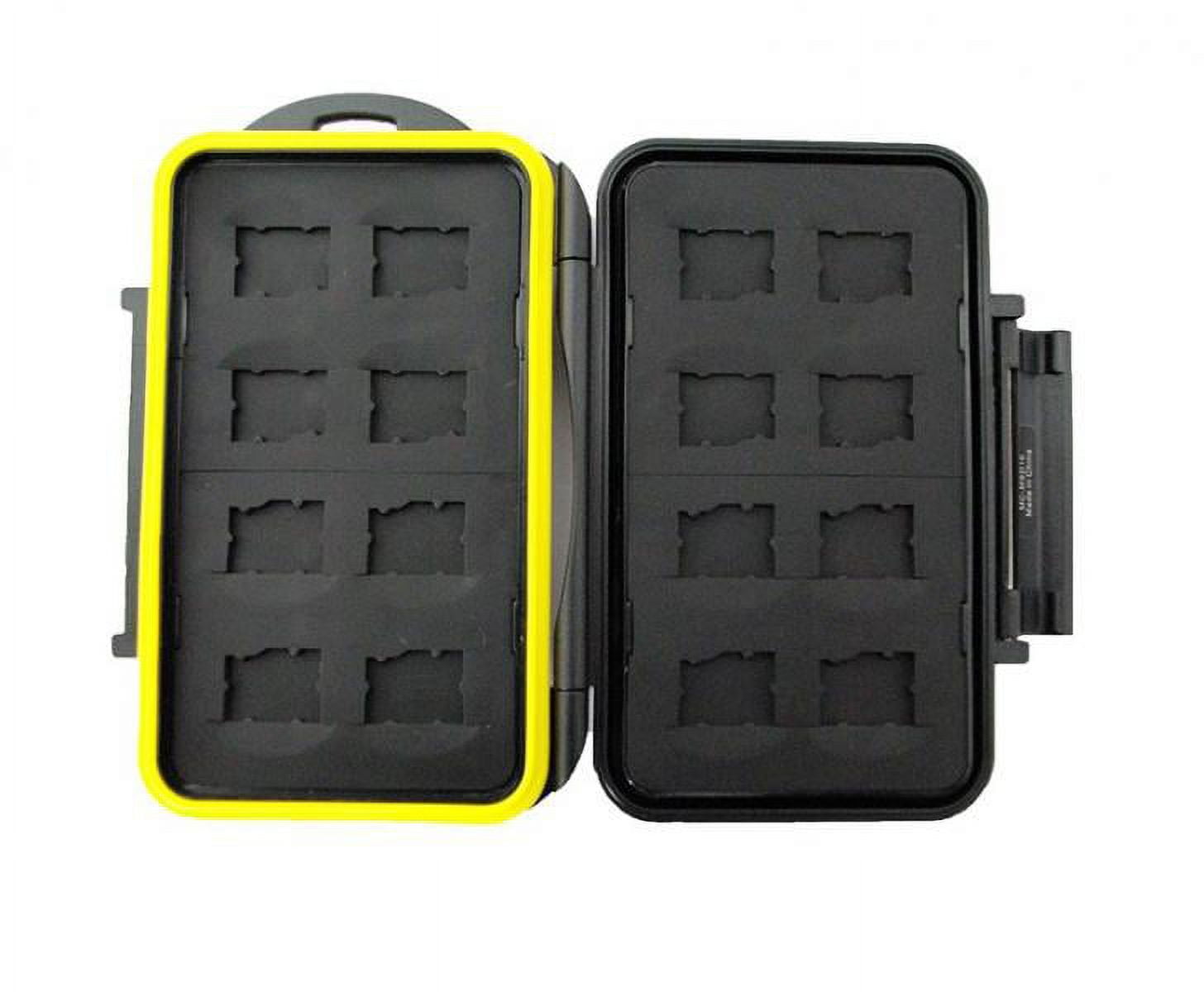 JJC MC-MSD16 Rugged Waterproof Memory Card Case (16x microSD Cards ...