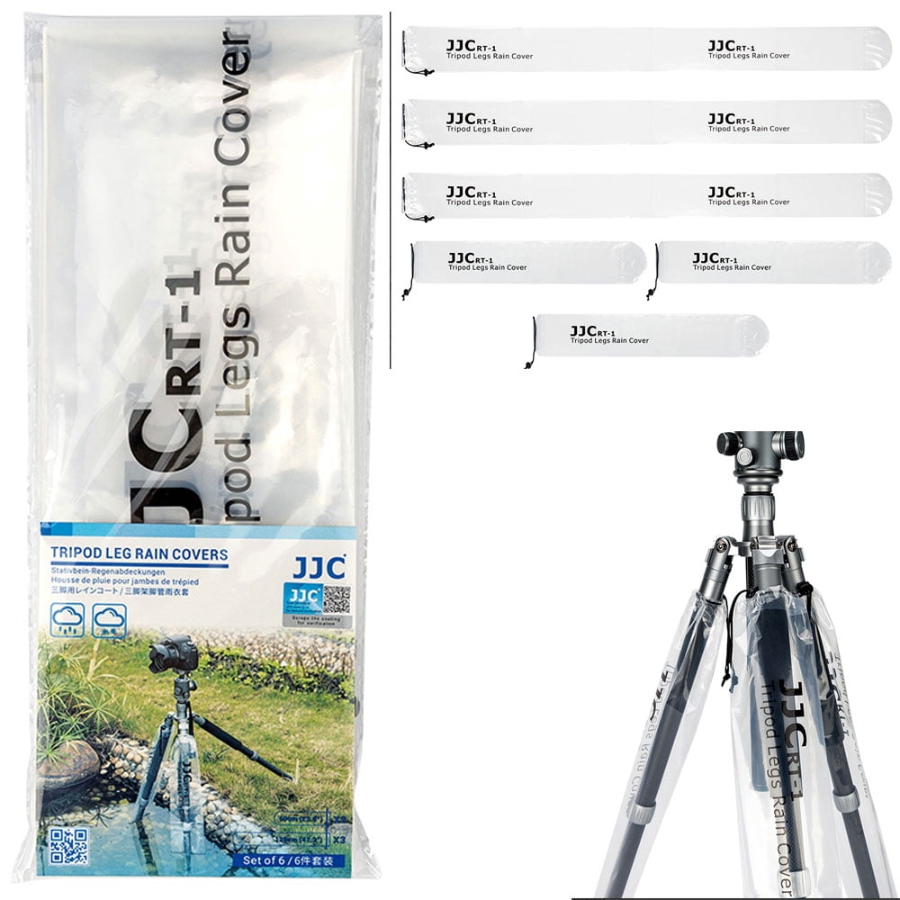 JJC RT-1 Waterproof Tripod Leg Rain Covers , six pieces debris sand mud ...
