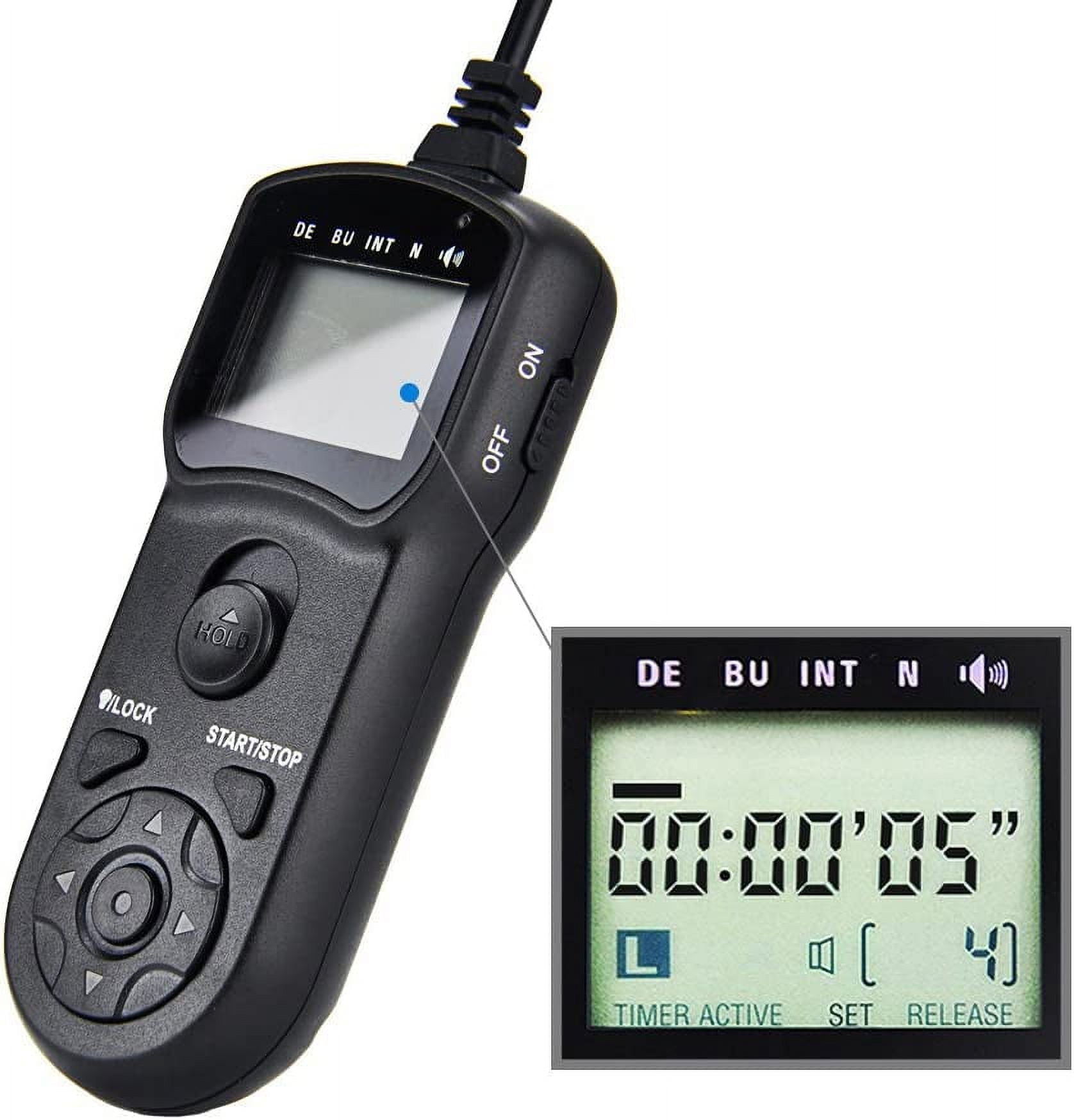 JJC Timer Remote Control Shutter Release for Olympus OM-D E-M10 Mark II ...