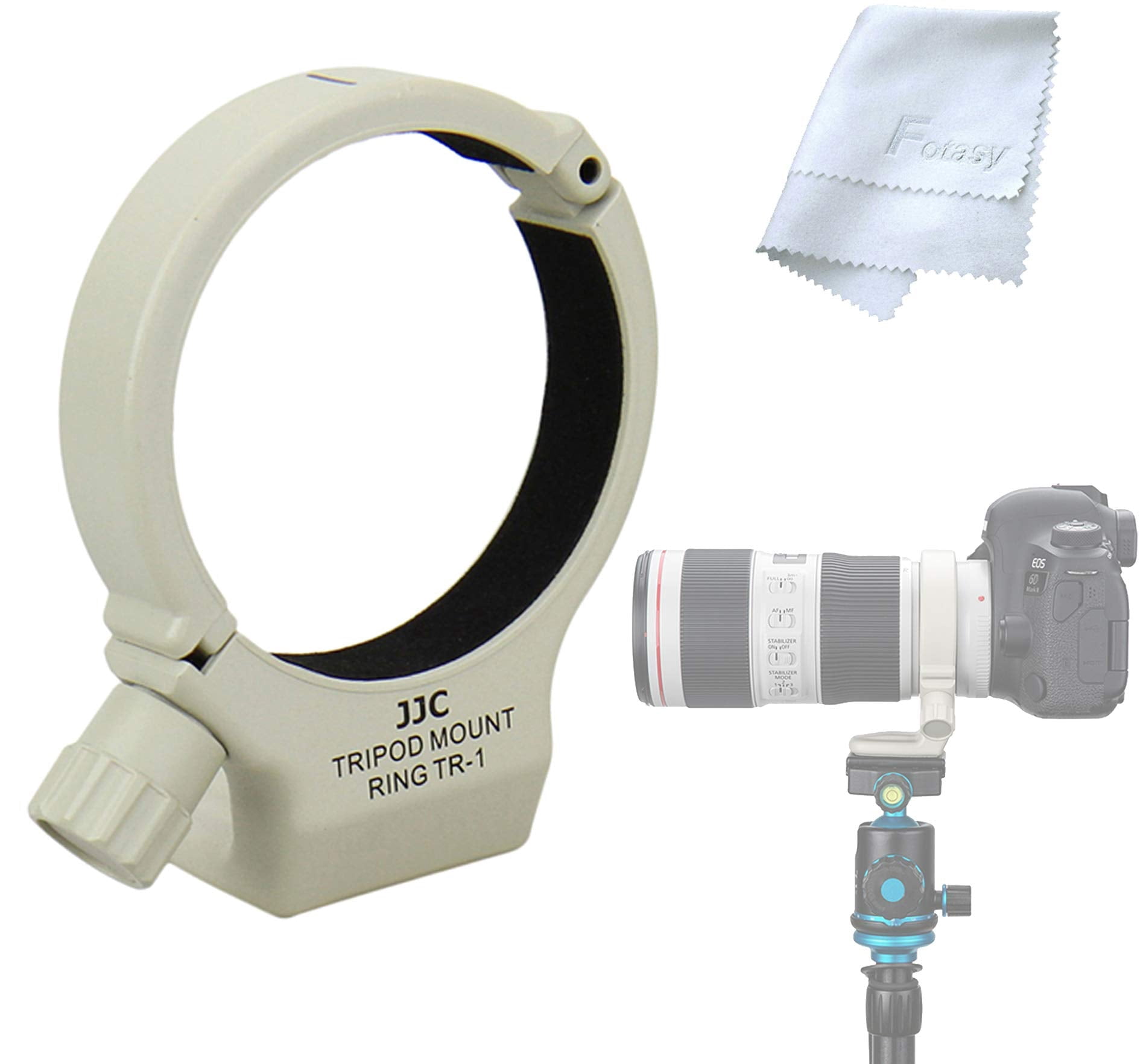 JJC Tripod Collar Mount Ring Replaces Canon Tripod Ring A-2, for Canon ...